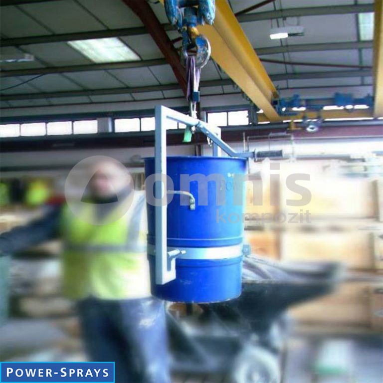 Power Sprays Vinç Bağlantılı Kova Taşıyıcısı - Omnis Kompozit